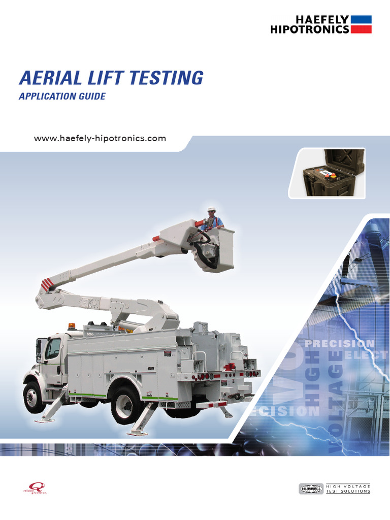 Hipotronics Aerial Lift Testing Application Guide | PDF | Capacitor ...