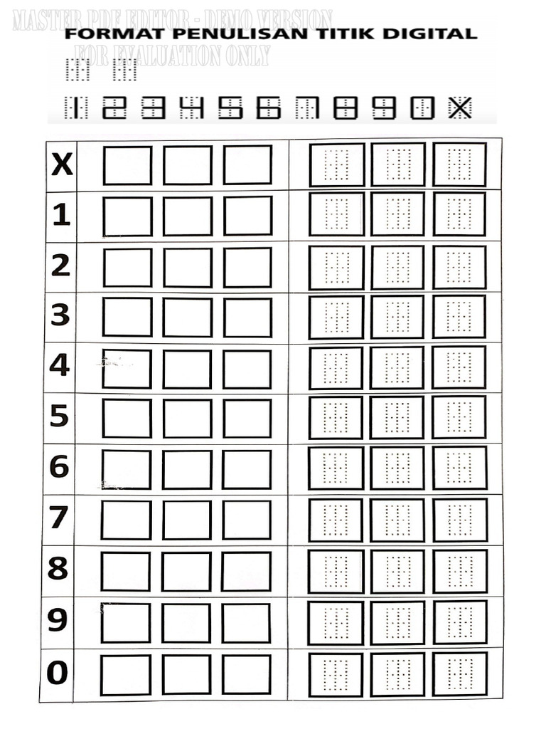 Microsoft Word - PENULISAN ANGKA DIGITAL - 1 - 1 | PDF