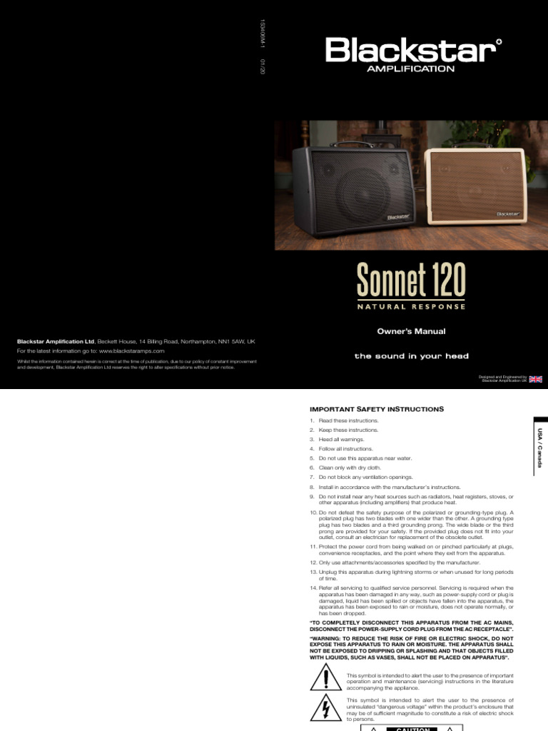 153406m 1 Sonnet 120 Handbook | Download Free PDF | Equalization (Audio ...