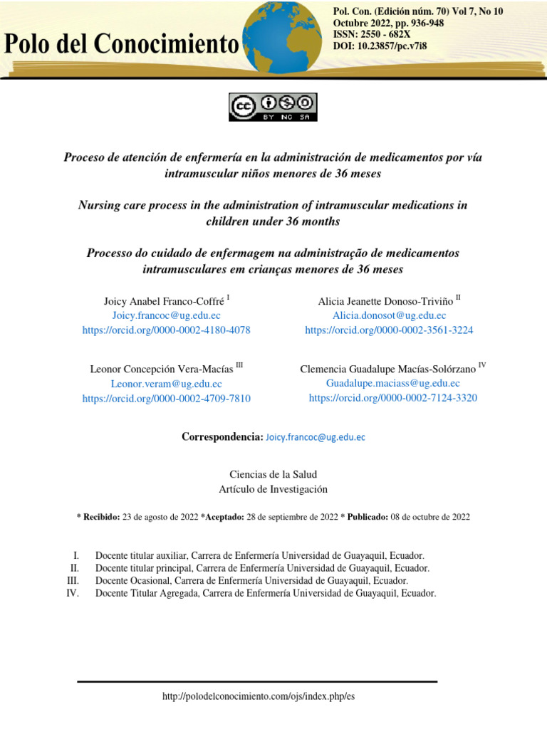 Joicy Anabel Franco-Coffré Alicia Jeanette Donoso-Triviño ...