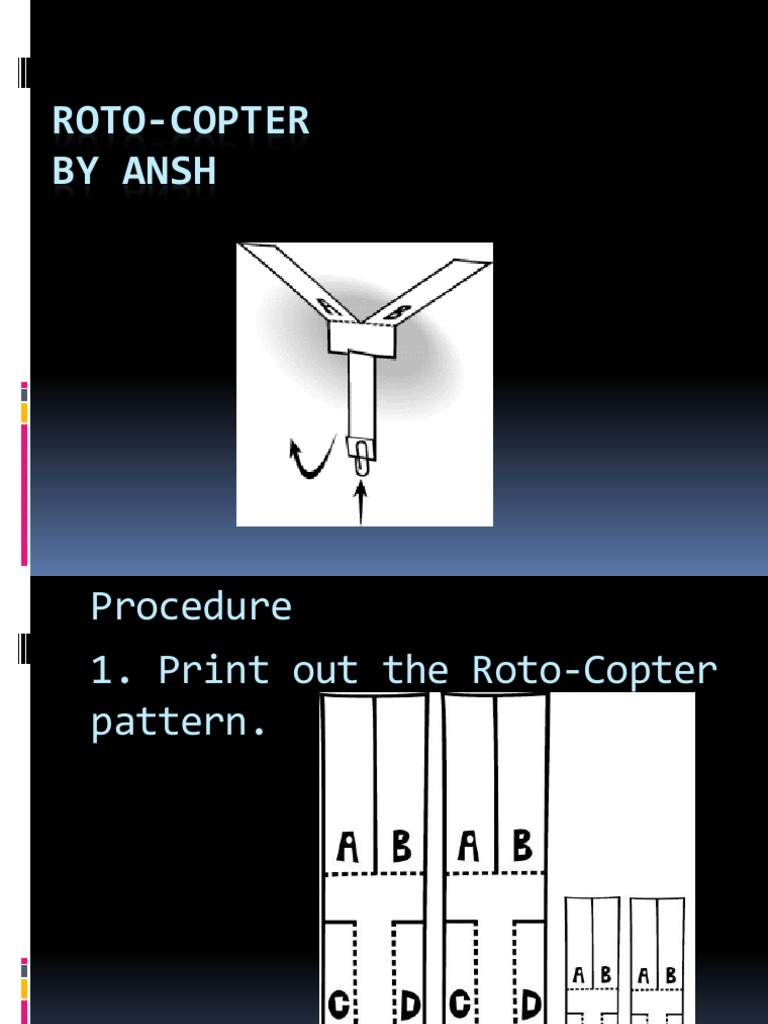 Roto Copter Ansh | PDF
