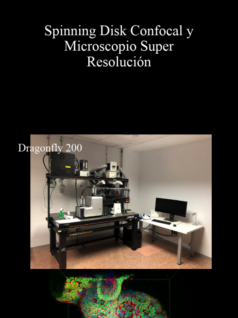 Spinning Disk Confocal y Microscopio Super Resolución | PDF