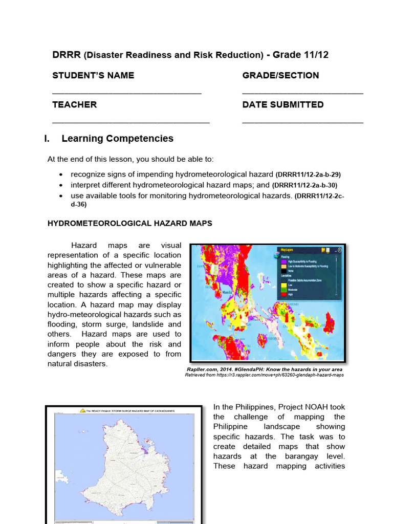 Interpreting Hydromet Hazard Maps | PDF | Precipitation | Rain