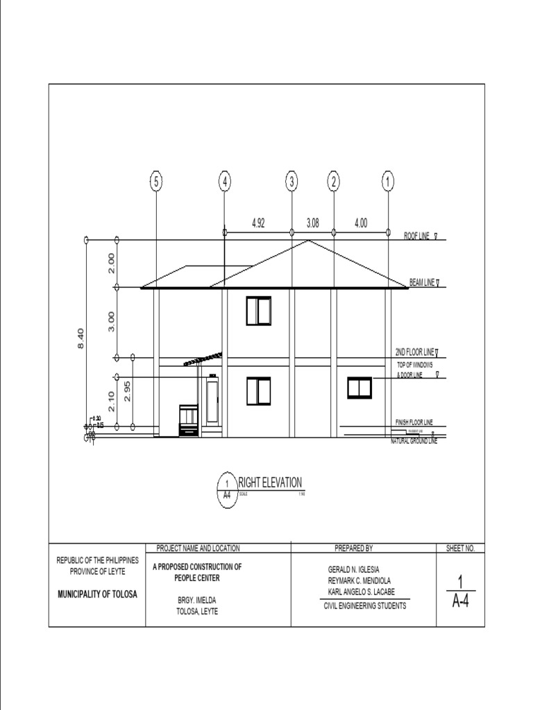 A-4 Elev - Right | PDF | Queensland Heritage Register | Culture Of Queensland