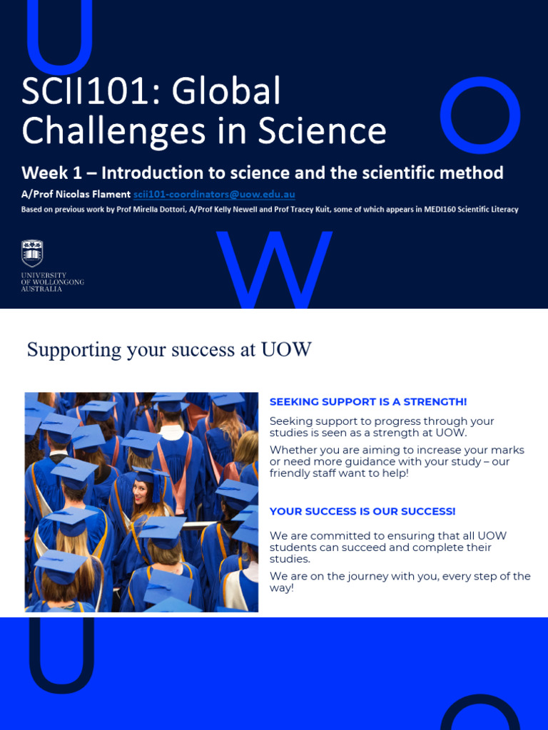 L1_Introduction_to_science_and_the_scientific_method_2024 | PDF | Science | Physics