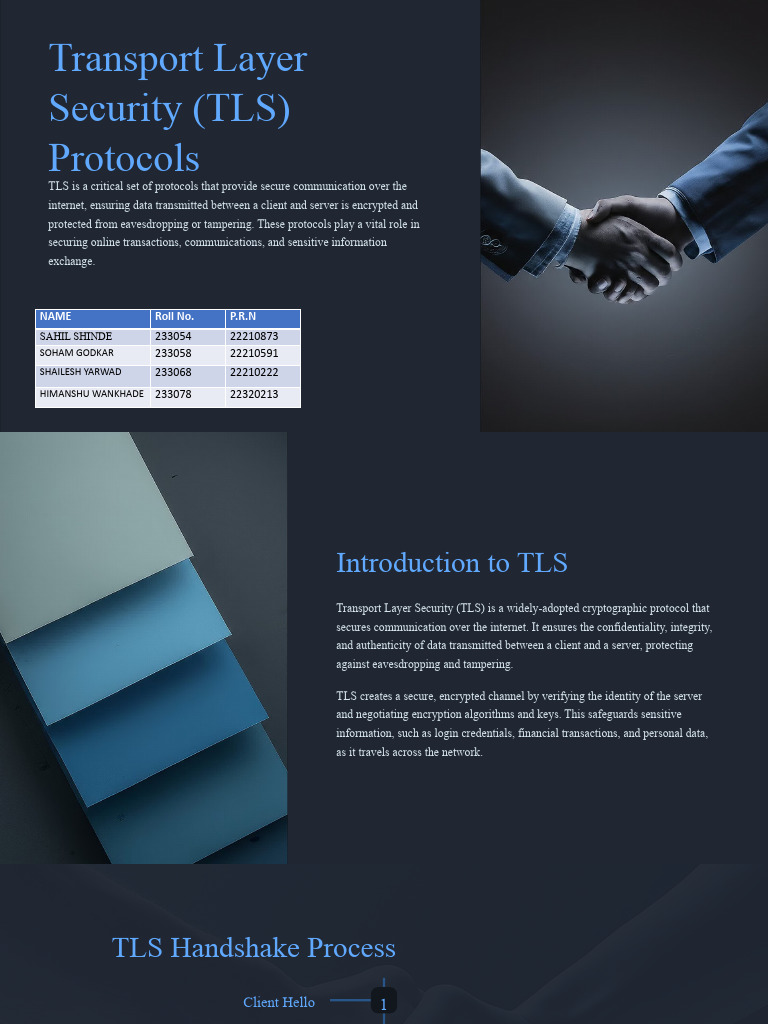tls ssl protocol compuetr networks | PDF | Transport Layer Security | Encryption