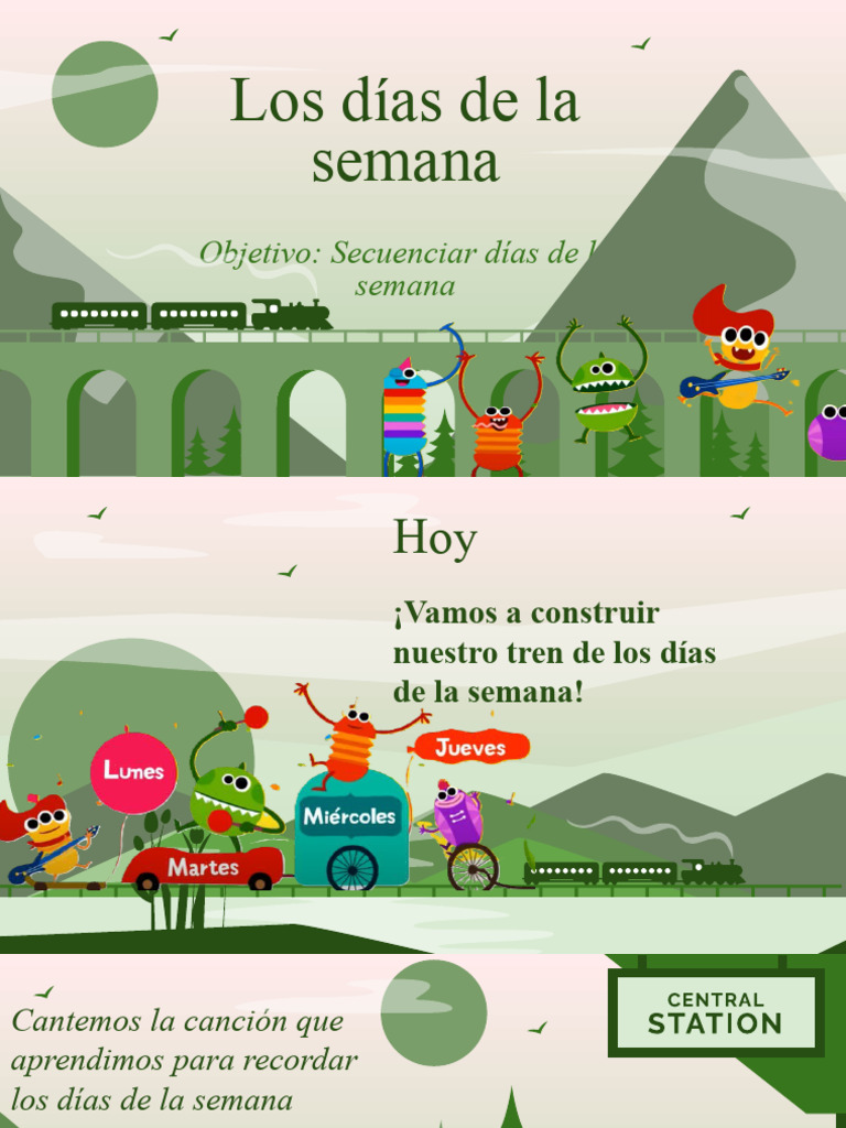 Actividades y Canciones sobre Días de la Semana | PDF