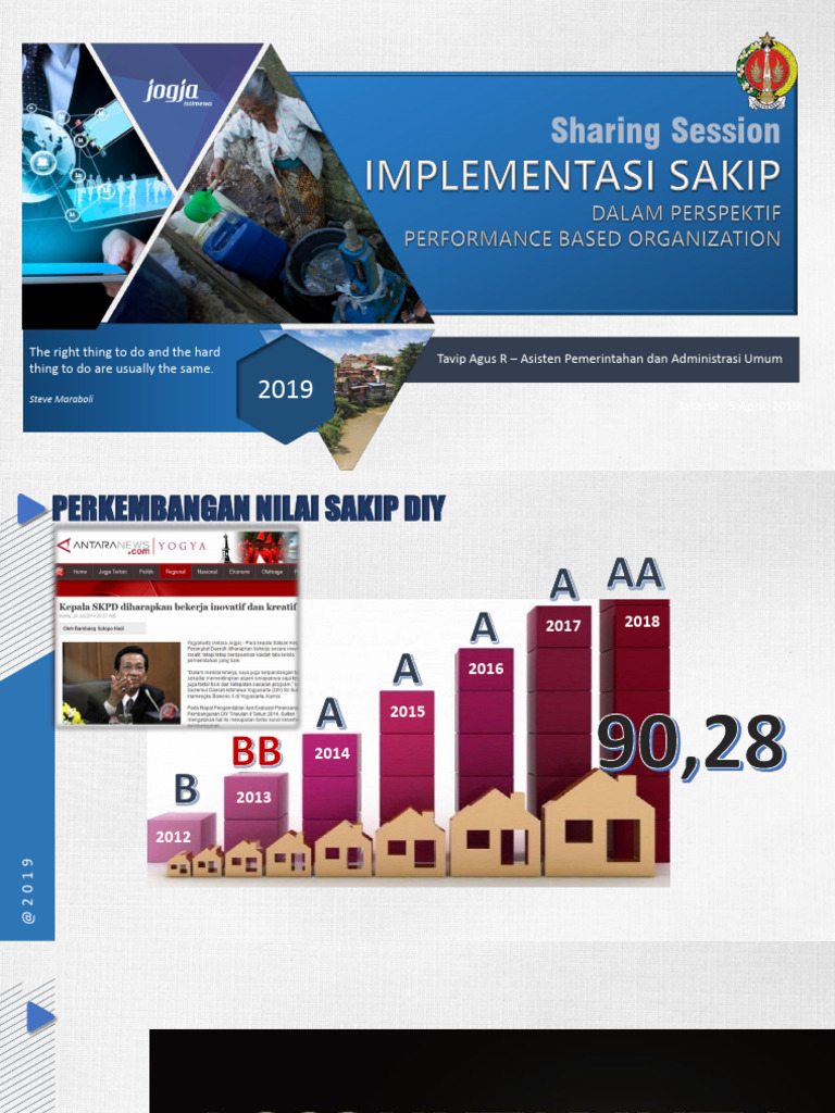 Materi 1. Implementasi SAKIP Perspektif Performance Based Organization | PDF