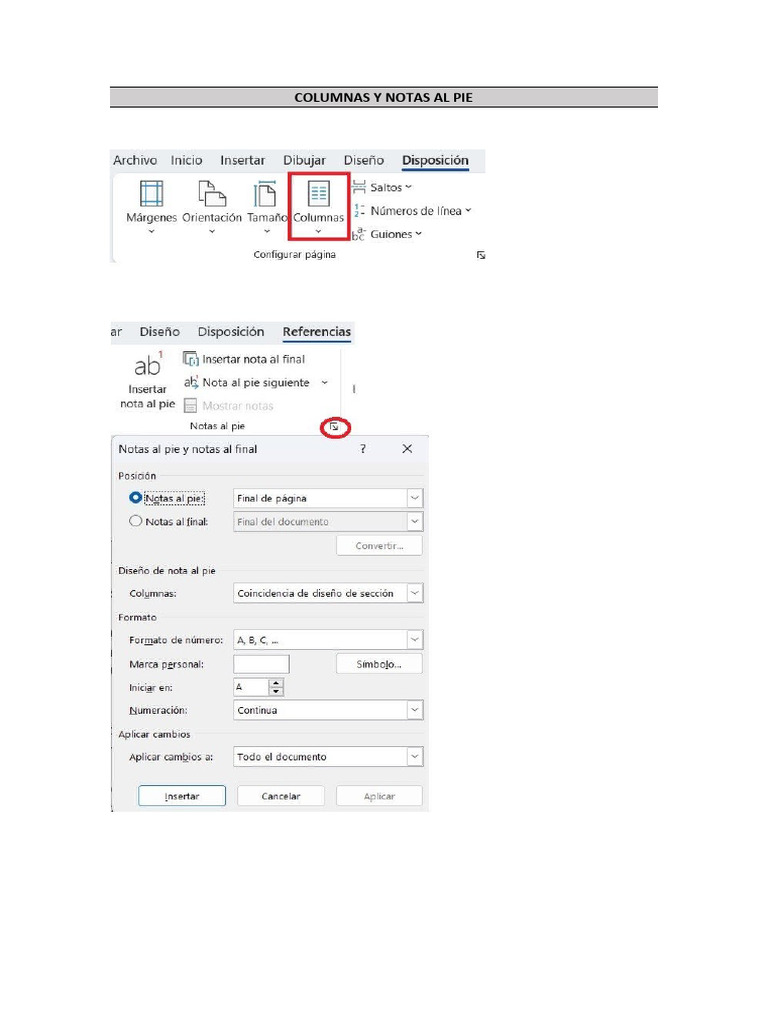 14 - Columnas y Referencias | PDF | Microprocesador | Circuito integrado