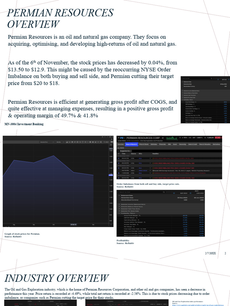 Permian Resources Overview | PDF | Prices | Petroleum