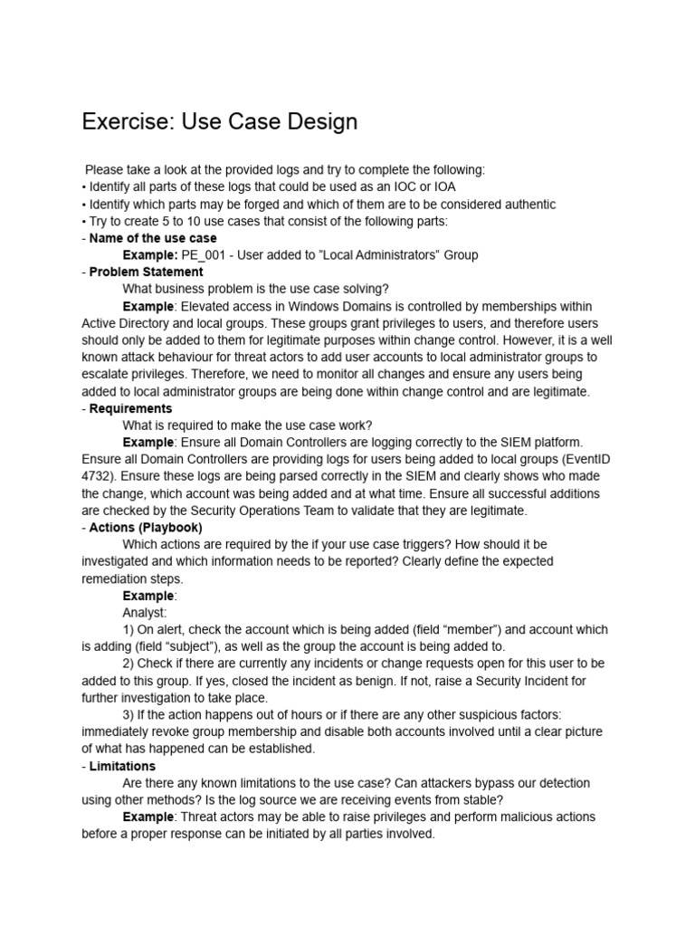 Use Case Design | PDF | Computer Science | Security Technology
