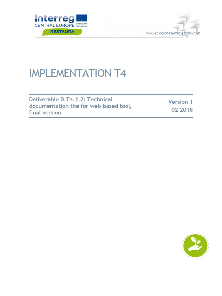 D t4 2 2 Technical Documentation The For Web Based Tool Final Version ... D t4 2 2 Technical Documentation The For Web Based Tool Final Version ...