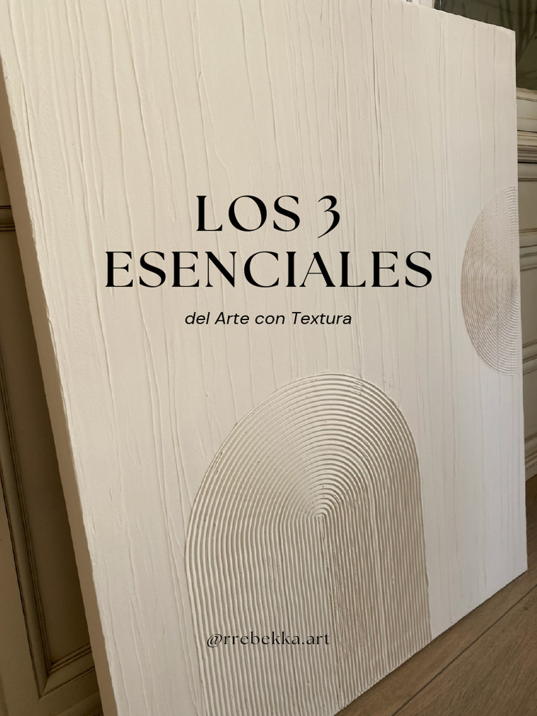Arte con Textura: Guía y Materiales | PDF | Lona