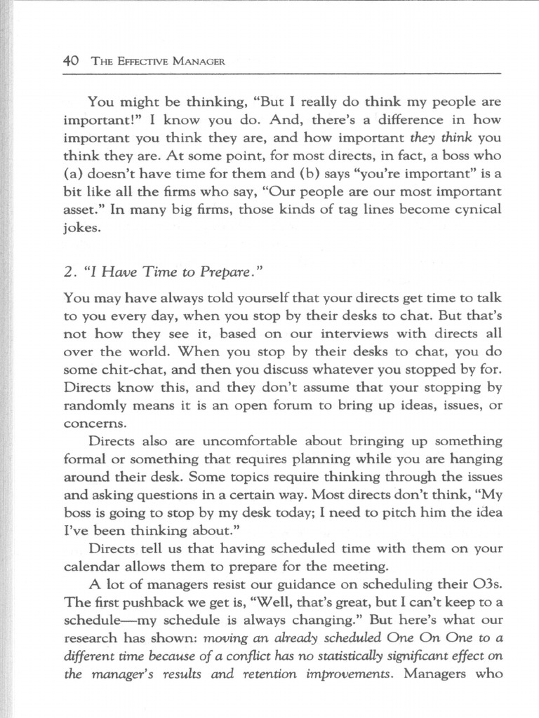 Effective Manager | PDF