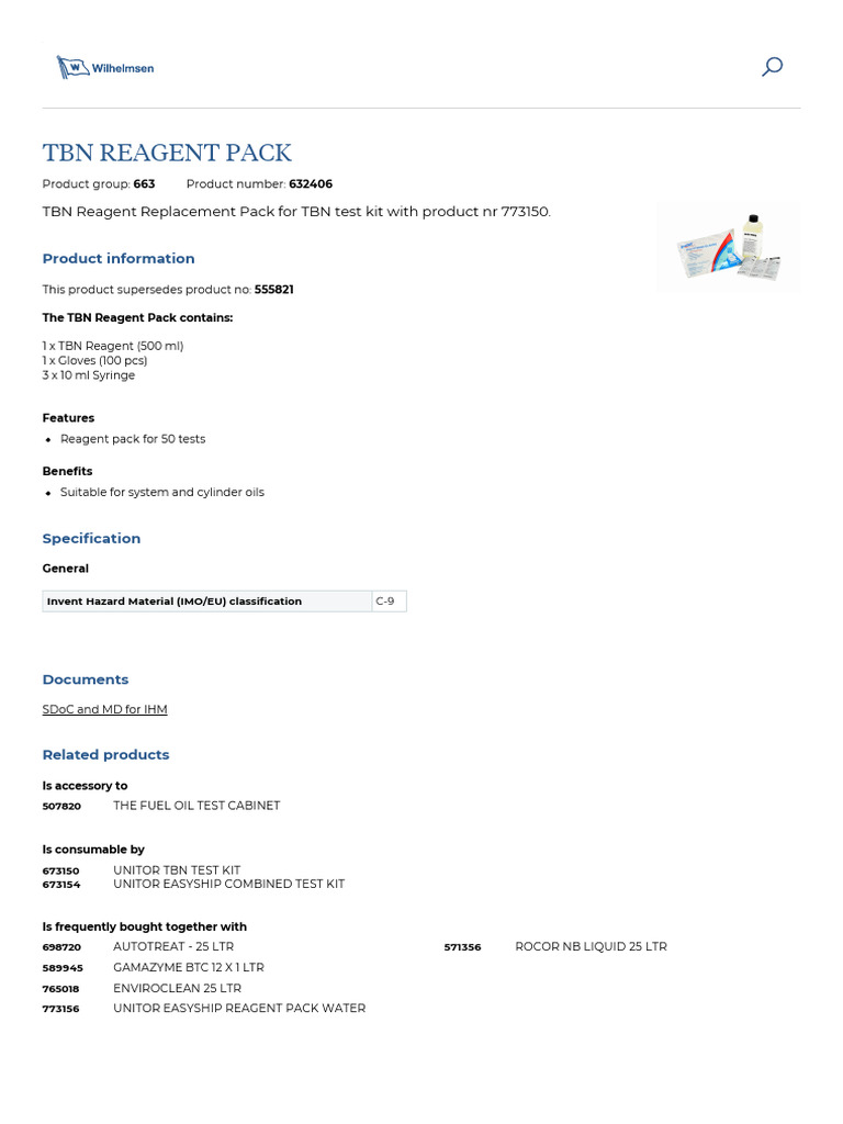 TBN REAGENT PACK | PDF