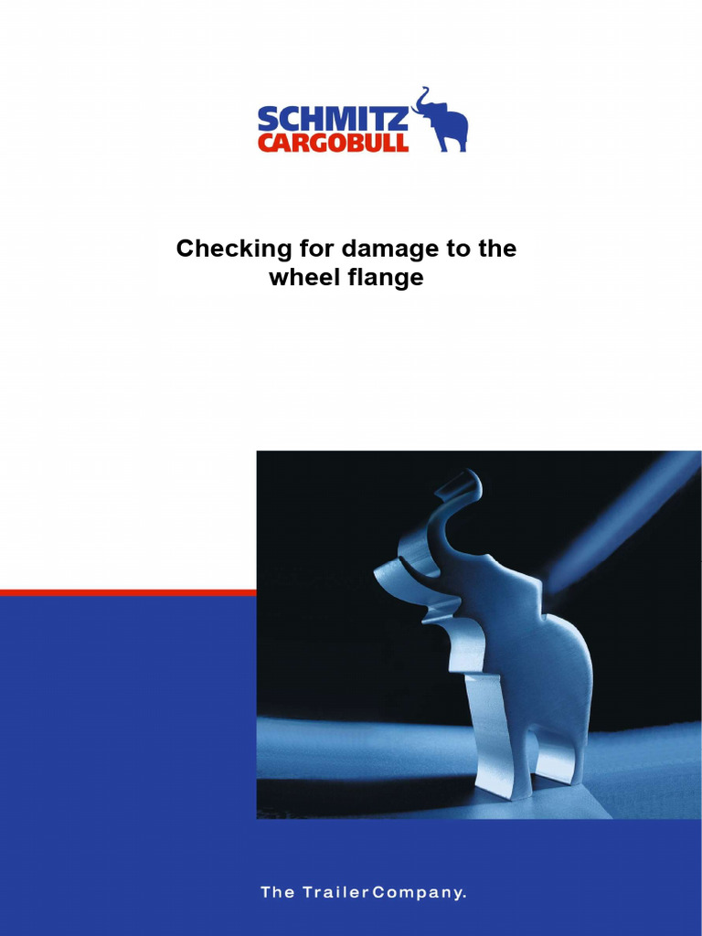 Checking for damage to the wheel flange_EN | PDF | Axle | Trademark
