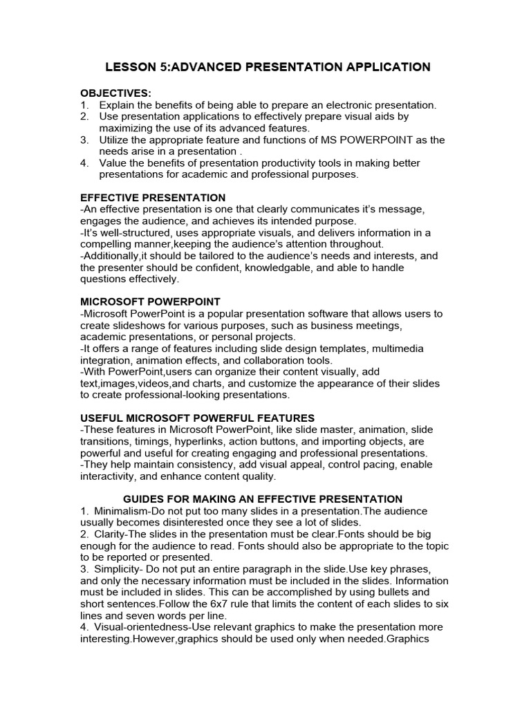 Ict Handout | PDF | Hyperlink | Microsoft Power Point