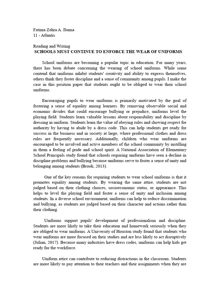 Position Paper | PDF | Cognition | Social Psychology