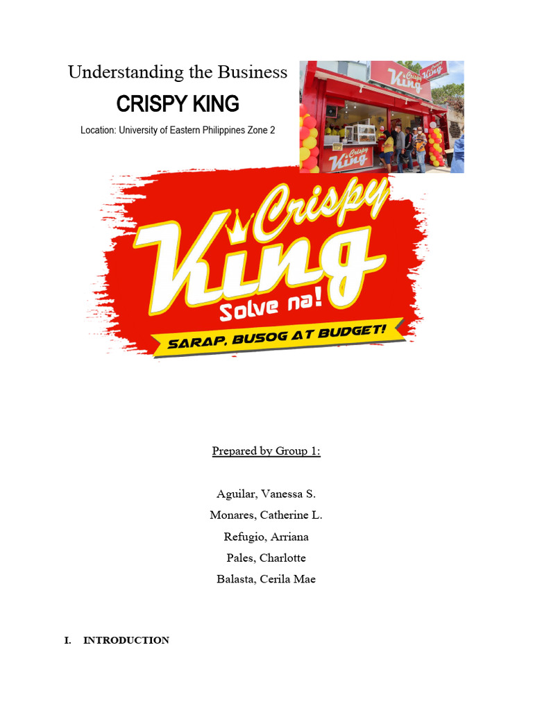 Crispy King 1 | PDF | Fast Food | Brand