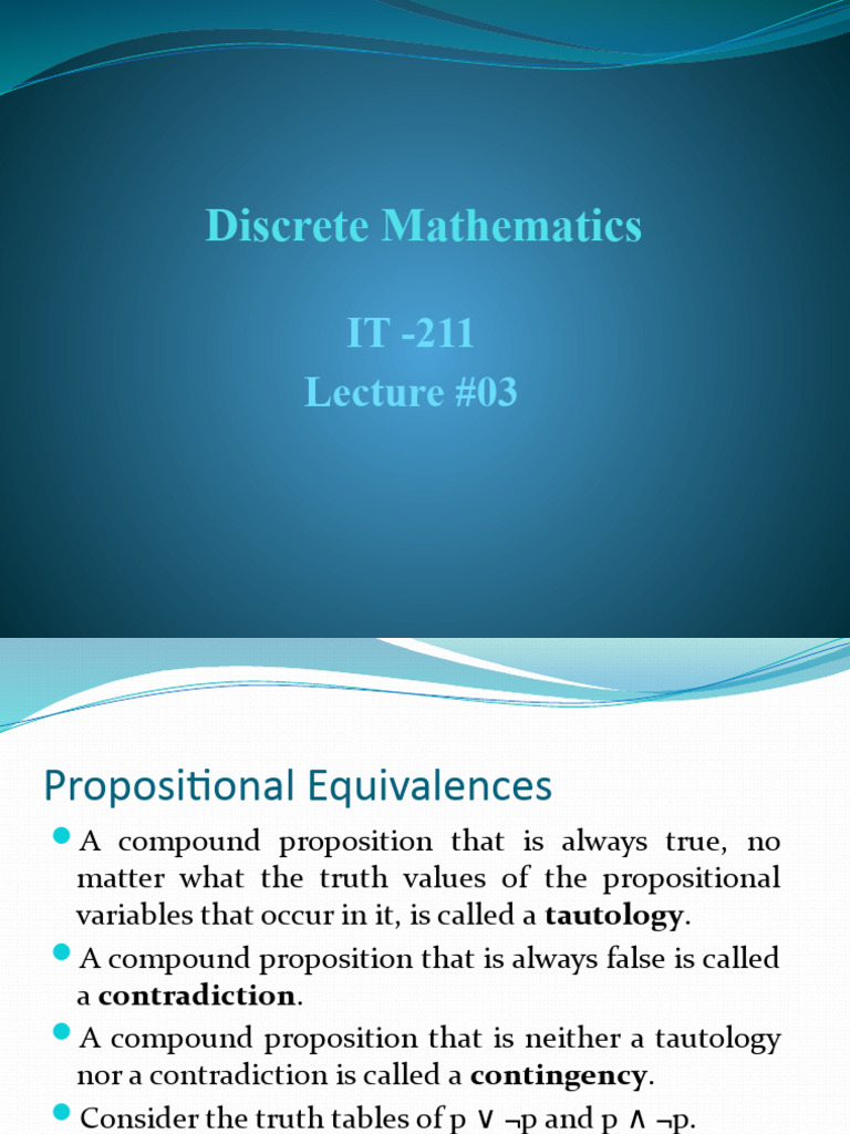 DM Lecture 03 | PDF