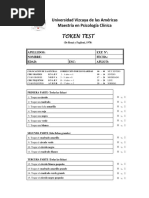 Token Test Fichas + Protocolo | PDF