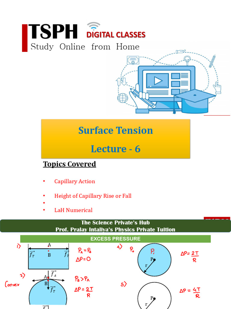 Surface Tension: Capillary Action Explained | PDF