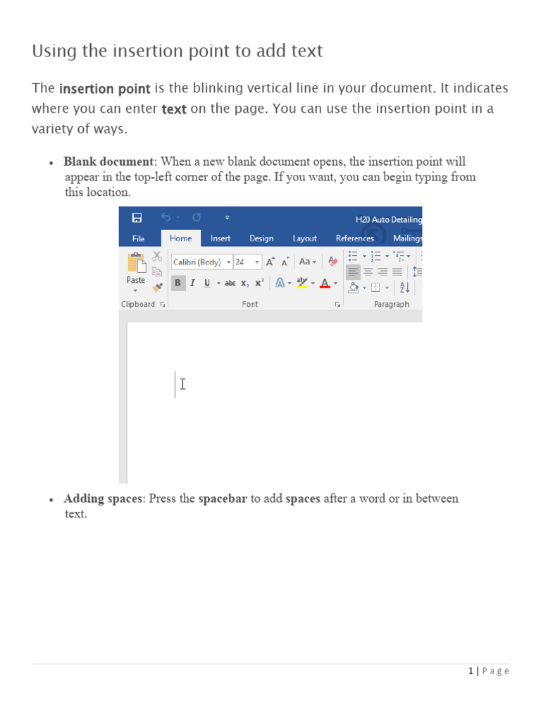 Lesson 1 to 5 | PDF | Paragraph | Menu (Computing)