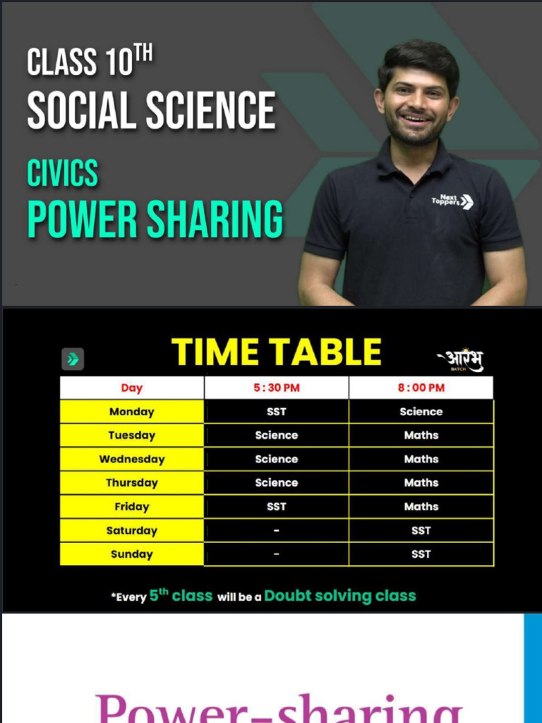 Power Sharing Lec-2 | PDF