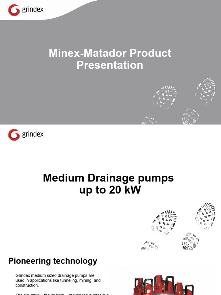 Caracteristicas Bombas Grindex | PDF | Pump | Valve