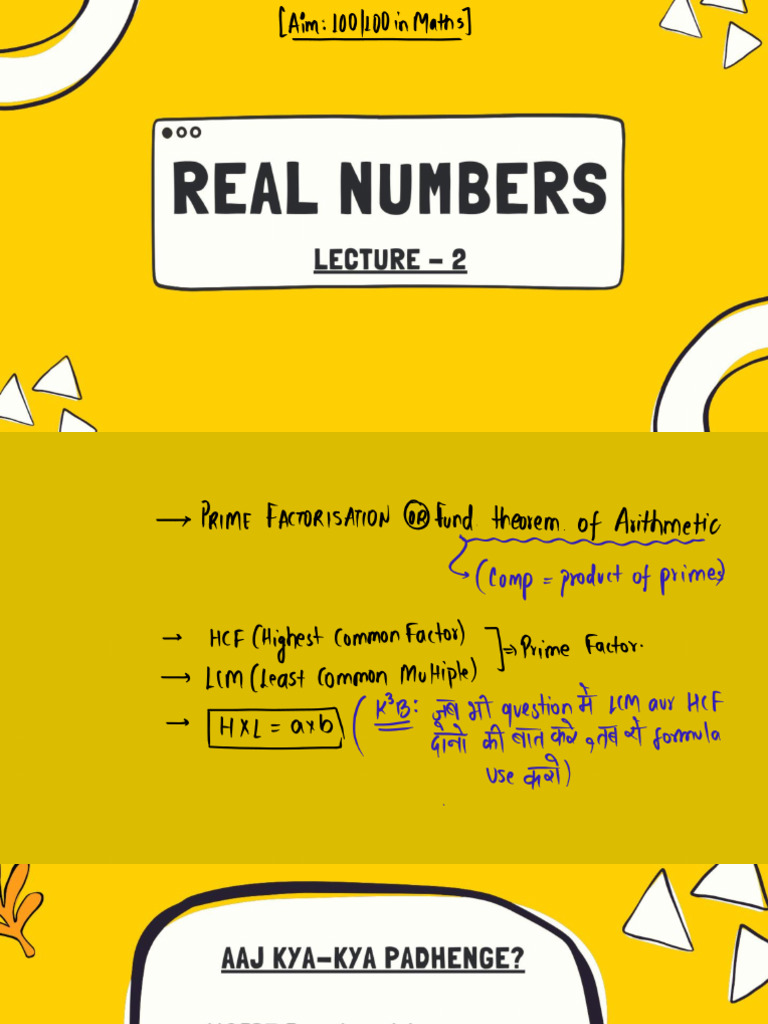 Real Numbers Lec-2 | PDF