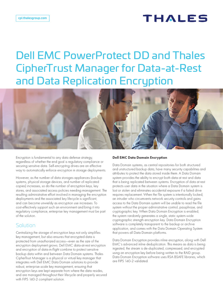 Dell EMC Data Domain Encryption Guide | PDF | Encryption | Backup