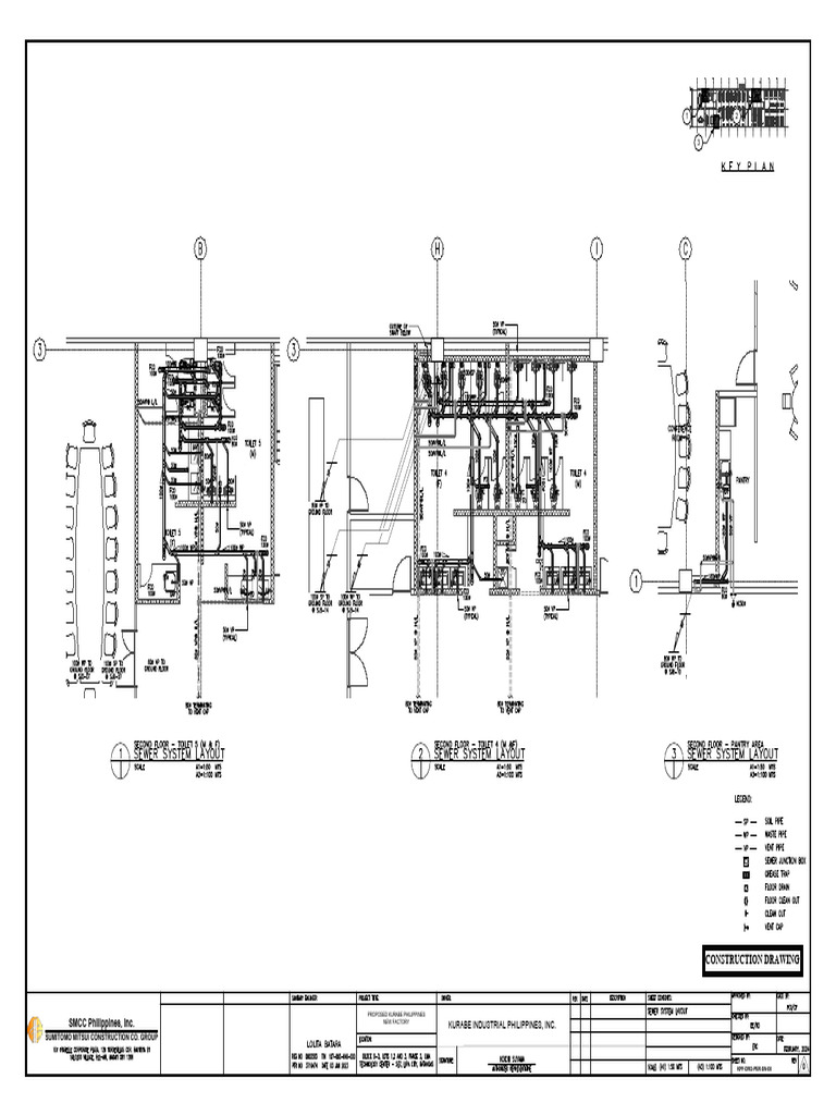S-07 08 Sewer System Layout-08 | PDF