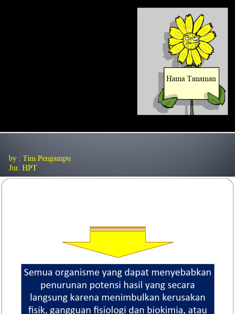 Pengertian Dan Peranan Hama (B) | PDF