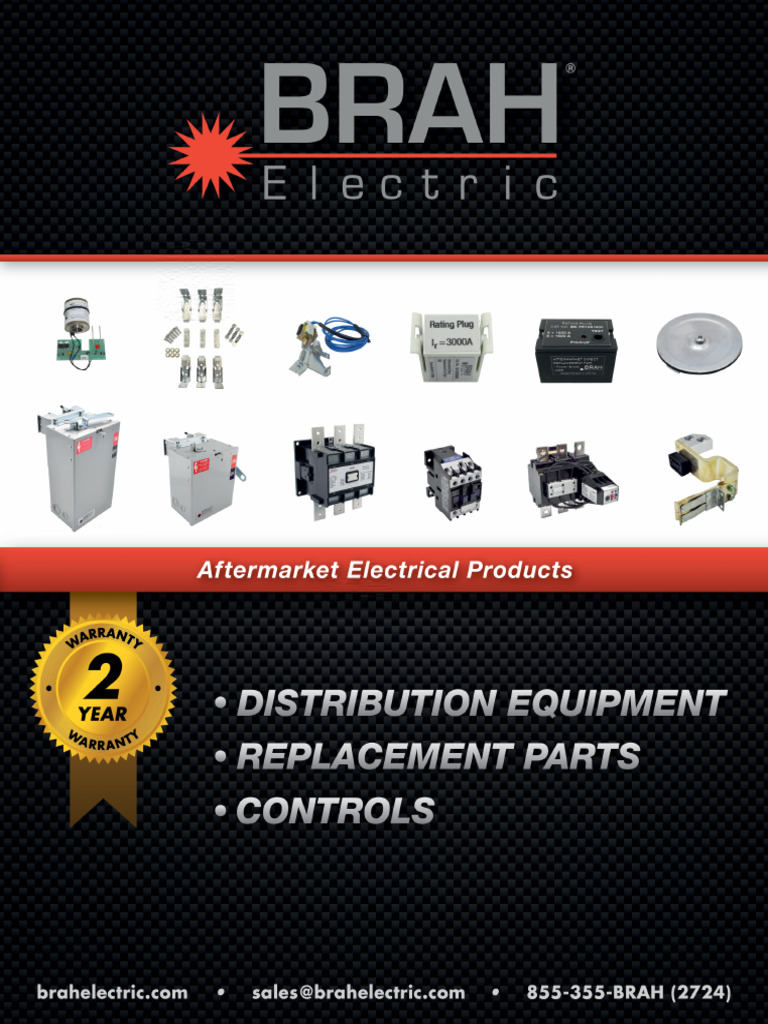 2016 BRAH Electric Product Catalog | PDF | Fuse (Electrical) | Power ...