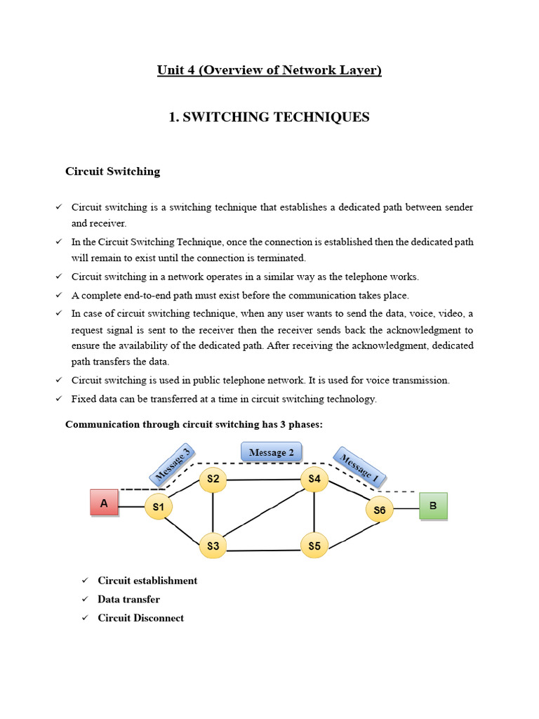 Unit 4 and 5 | PDF | Routing | Internet Protocols Unit 4 and 5 | PDF | Routing | Internet Protocols