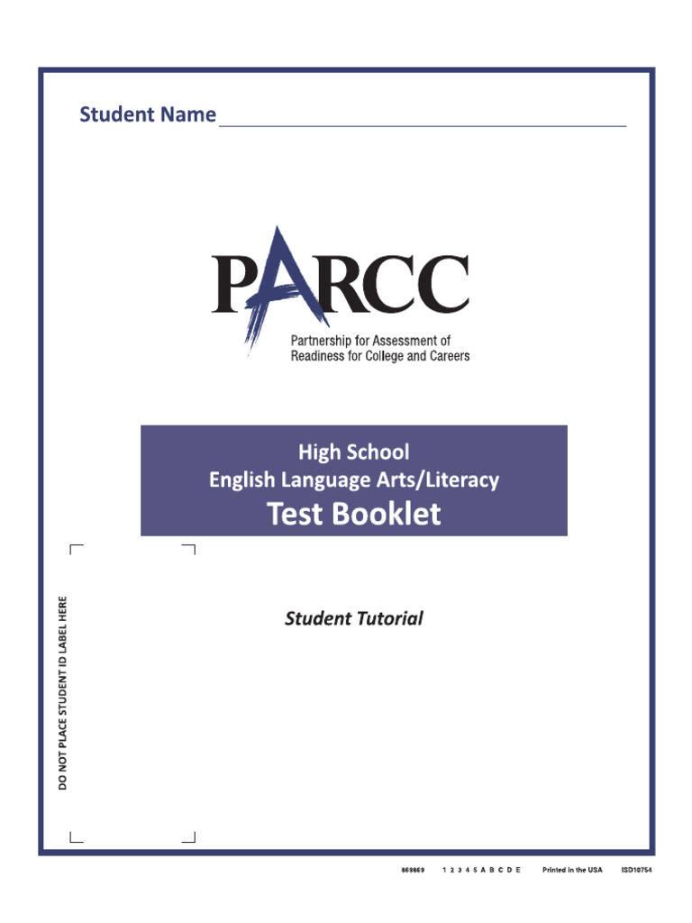 Пз - parcc High School Ela | PDF