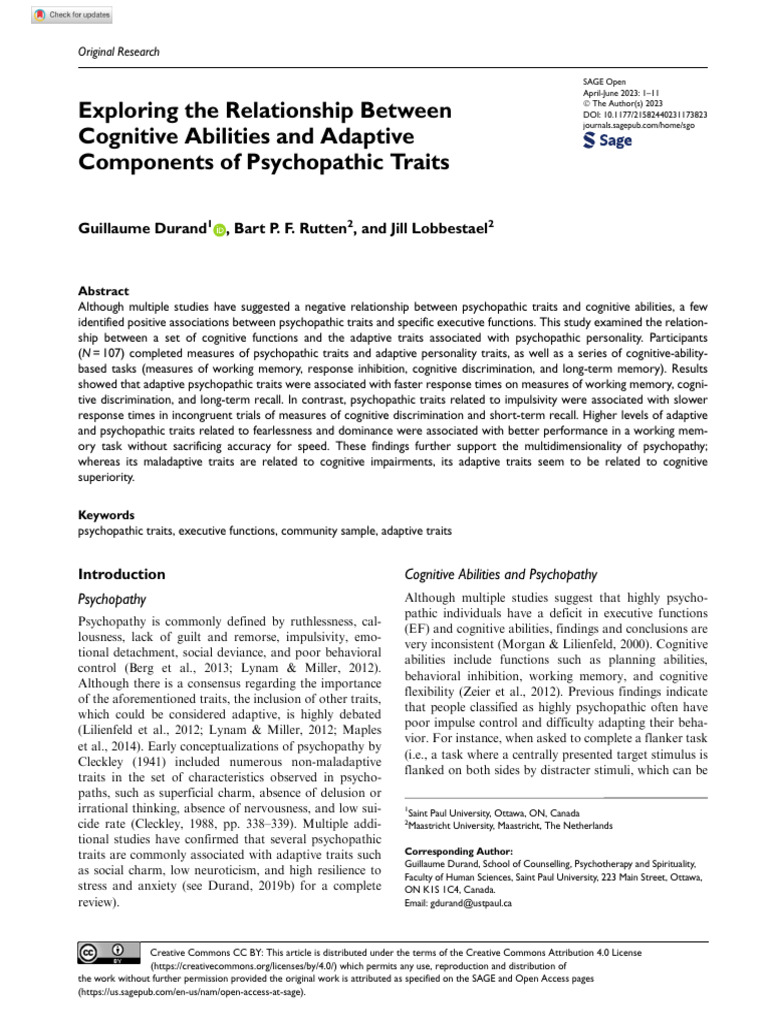 31-Exploring The Relationship Between Cognitive Abilities and Adaptive ...