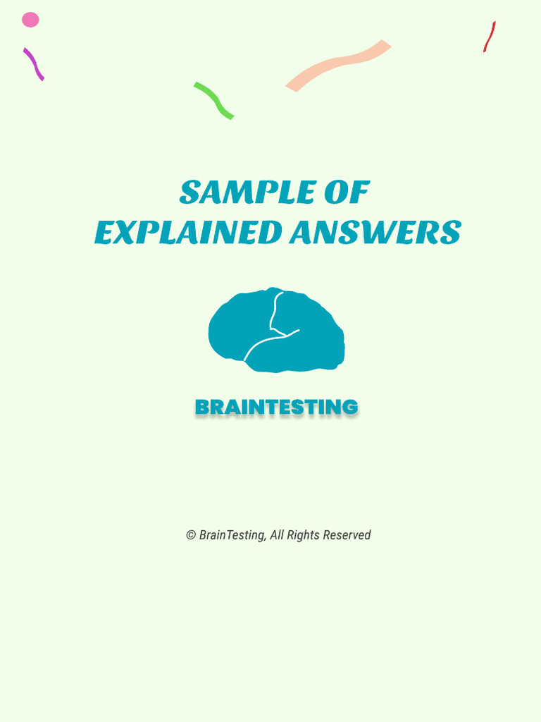 644bccdb9c07b5817234af0a - Sample of Explained Answers - BrainTesting ...