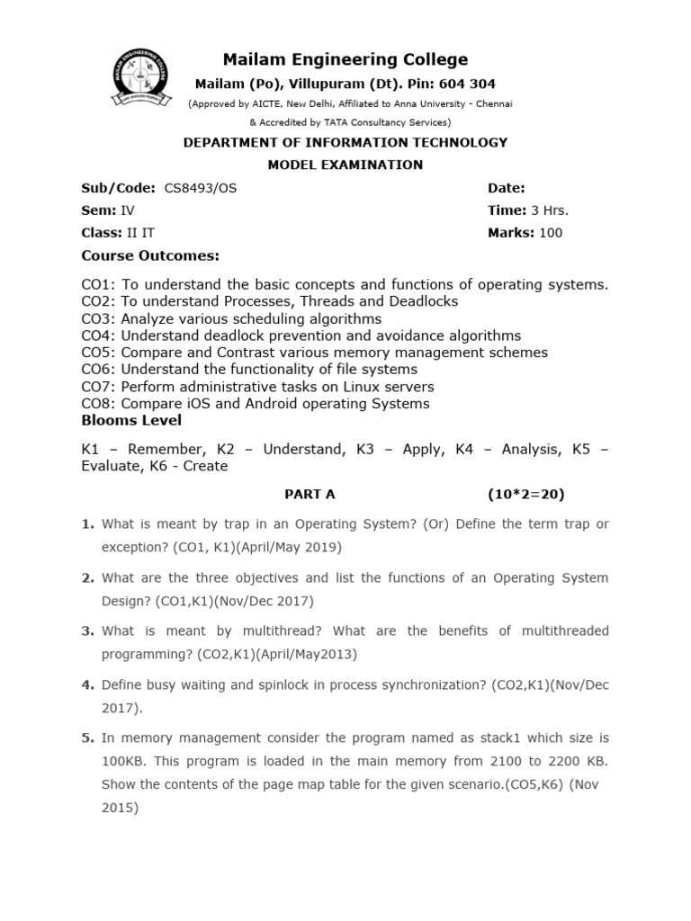 Model OS Model | PDF | Operating System | File System