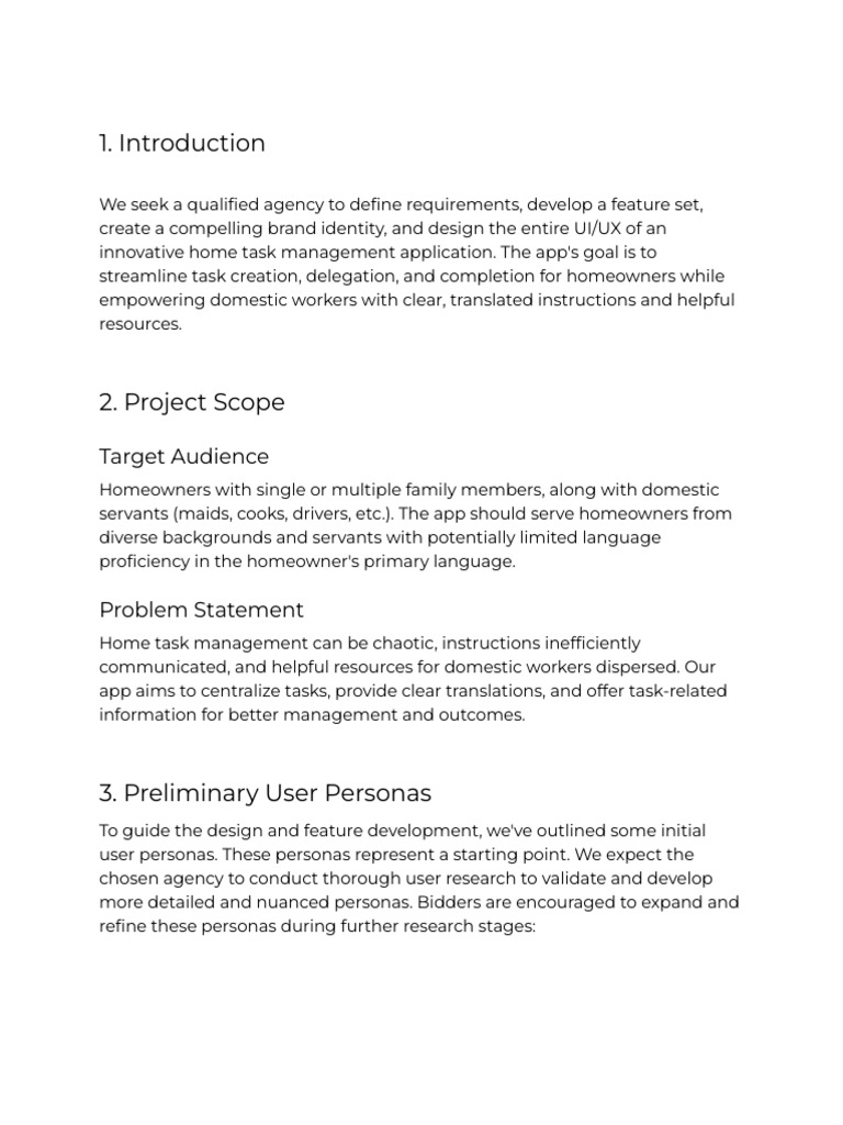 Maestro RFP | PDF | Mobile App | Cloud Computing