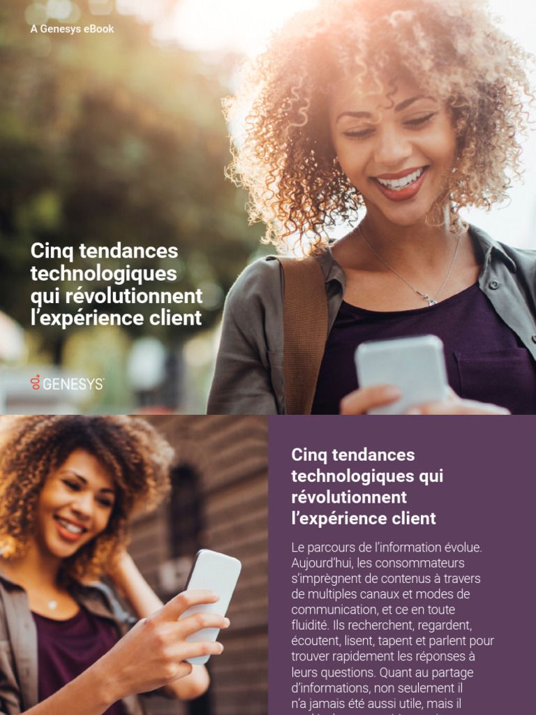 Tendances technologiques en expérience client | PDF | Internet des ...