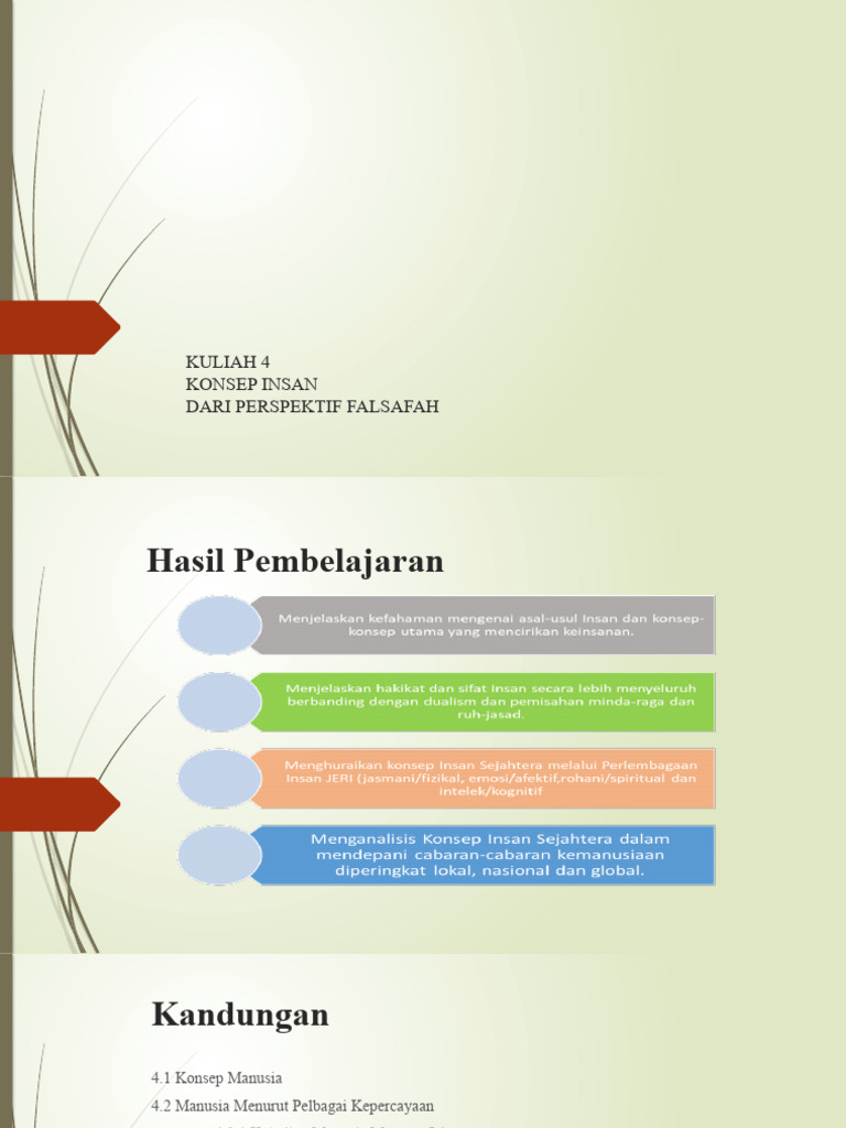 Bab 4 - Konsep Insan | PDF