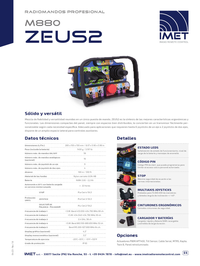 IMET_SchTec_ZEUS2_ES_rev1.6 | PDF