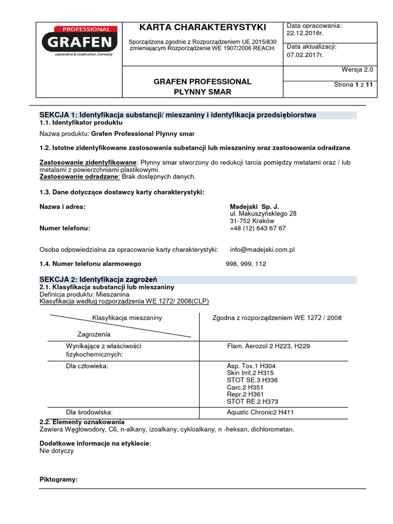 GRAFEN Plynny Smar | PDF