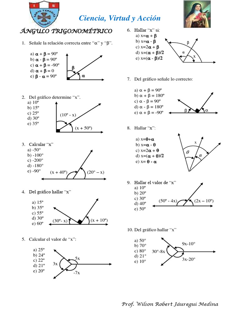 Ángulo Trigonométrico | PDF