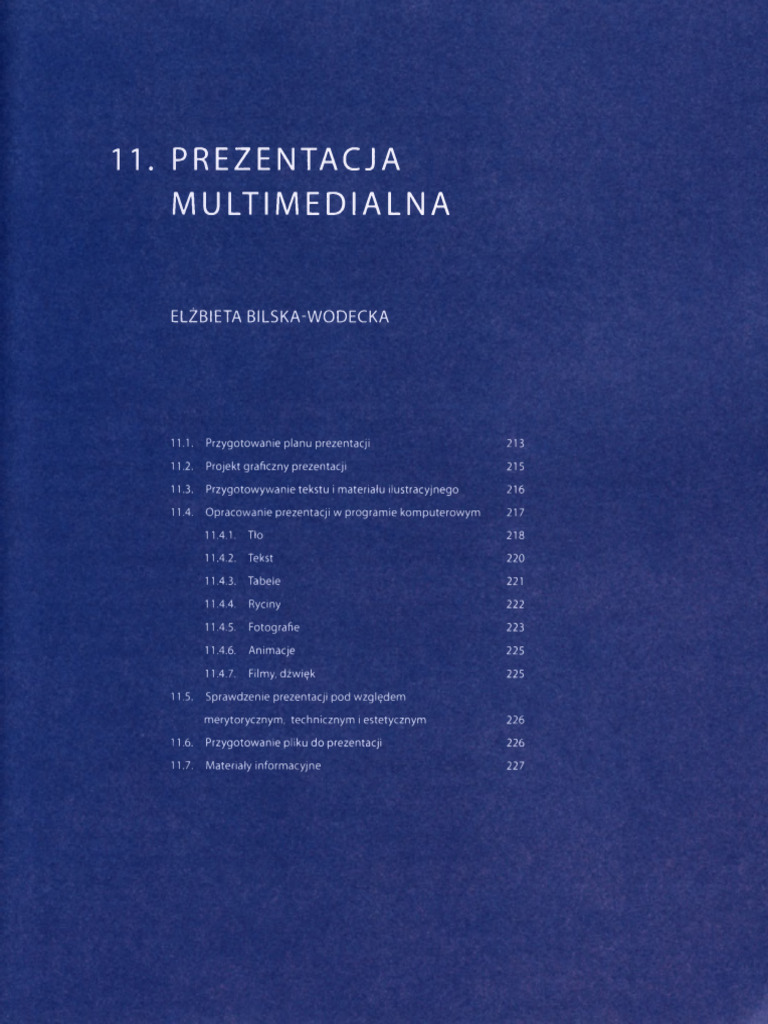 Bilska-Wodecka Prezentacja Multimedialna 2016 | PDF