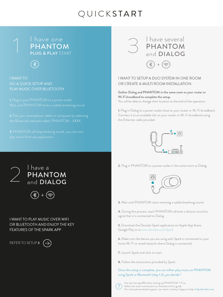 PHANTOM QuickStart EN | PDF | Wi Fi | Spotify