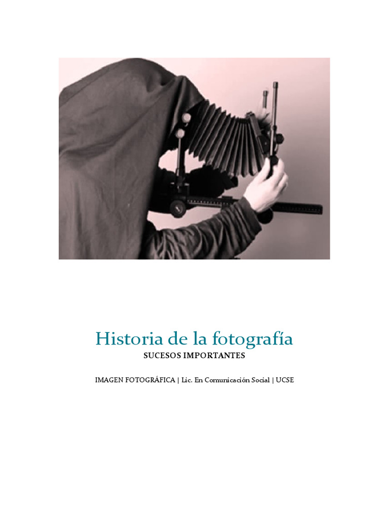 UNIDAD 1 - Historia de La Fotografia | PDF | Imagen | Tecnicas artisticas