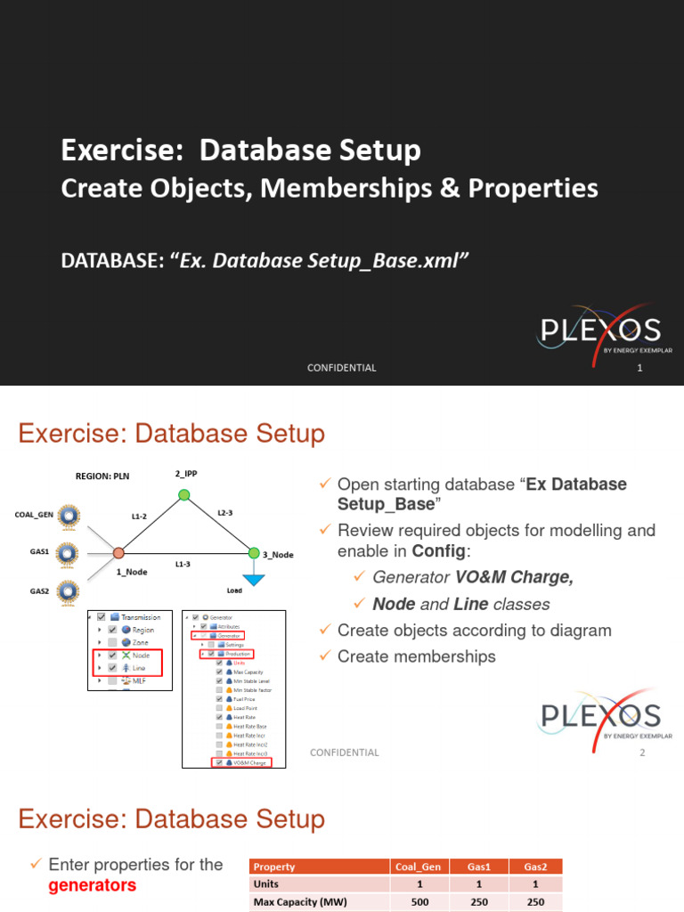 Database Setup for Power Generation Model | PDF | Physical Quantities ...