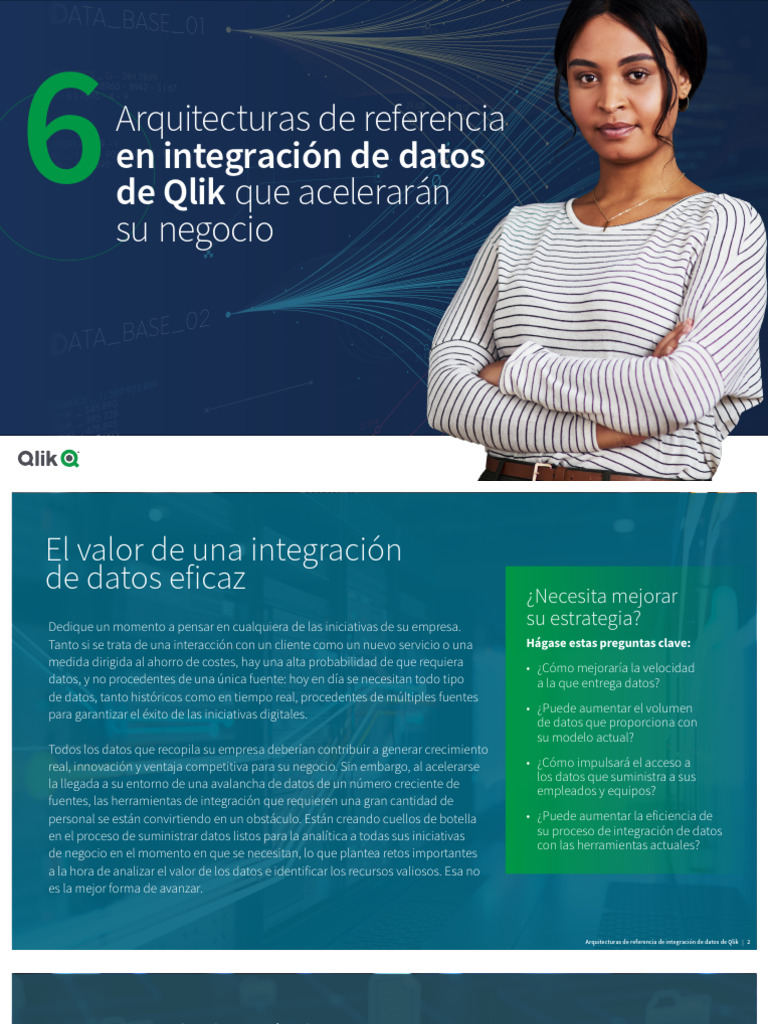 Qlik - Eb Six Data Integration Reference Architectures Es | PDF ...